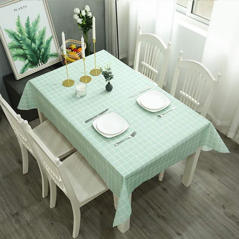 Nordic Modern Waterproof and Oil Proof Table Cloth Rectangular Tablecloth Kitchen Decorative Dining Table Tablecloth A4 140x180cm