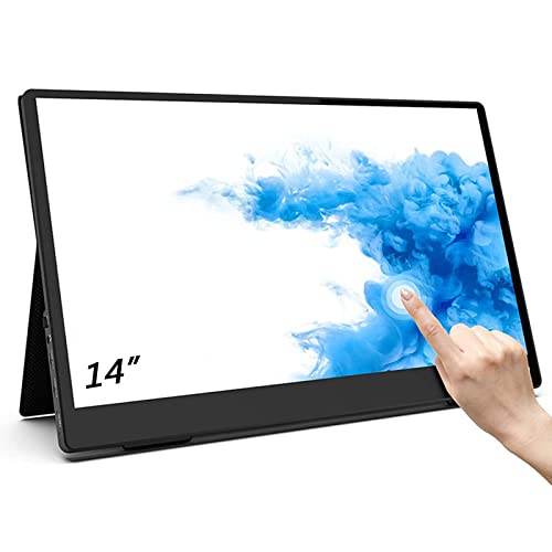 Serchou HD Monitor Type-C one line External Expansion Screen Portable Touch Display with Built-in Dual Speakers