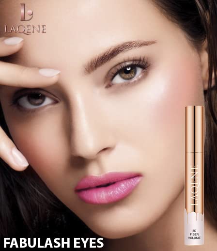 LAQENE Luxury Line: Mascara - Nourishing & Fabulous. Makes You Look Unforgettable. Smooth and Creamy Texture. Long Lasting Black Waterproof - Vegan And Cruelty Free.
