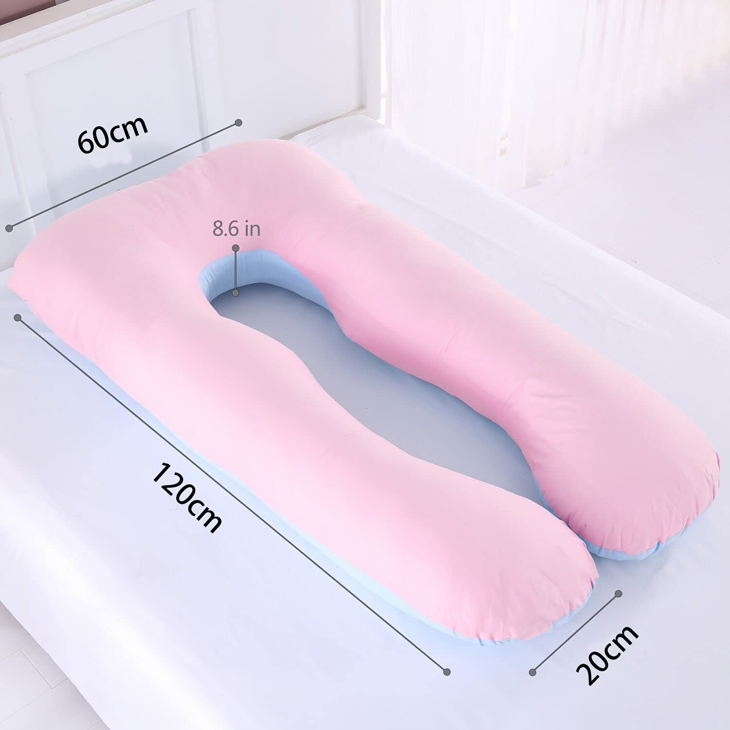 moxuan Pregnancy Pillows, Maternity Pillow for Pregnant Sleeping, U-Shape Pillow,Support Pillow, Pillow for Pregnancy
