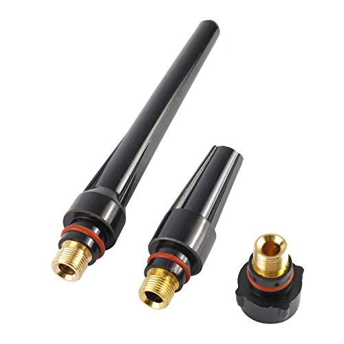 HYDDNice 39PCS TIG Stubby Gas Lens Collet Body Cup Set fit for DB SR WP 17 18 26 TIG Welding Torch