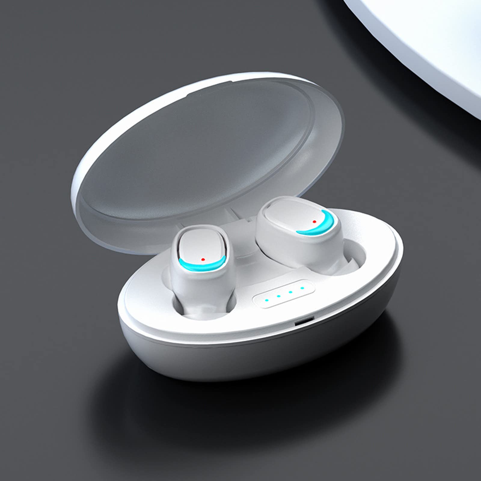 Hot6sl Wireless Earbuds for iPhone, Ear Buds Wireless Bluetooth Earbuds 5.2 with Charging Case, Earbuds Waterproof IPX5 Deep Bass Sound Earphones in-Ear Stereo Headphones for Android #
