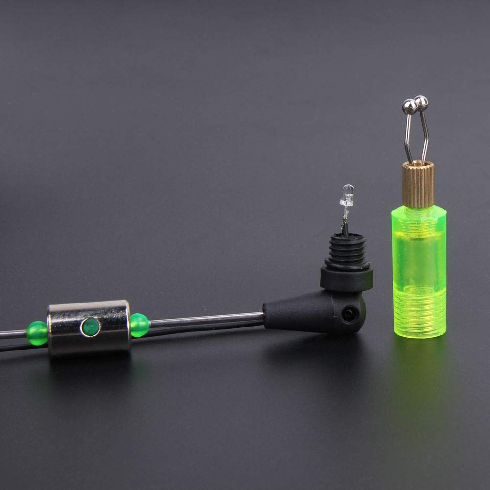 Misaso Fishing Fishing Bite Alarm Hanger Swinger LED Illuminated Indicator Durable Fish Tools Accessories Fishing Tool 2#