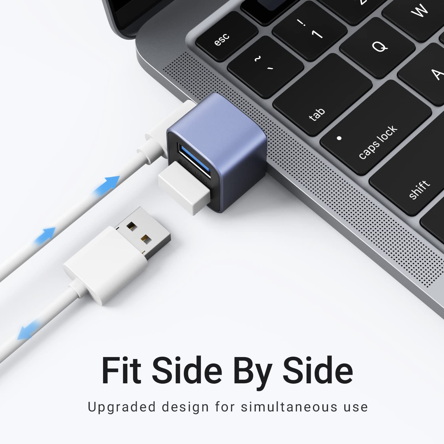 MOKiN USB C to USB Adapter, 2 in 1 USB C Adapter OTG Adapter with USB 2.0 to USB 3.0 High-Speed Data Transfer for MacBook Pro iPad Air Mini, Dell XPS Samsung and More Type C Devices