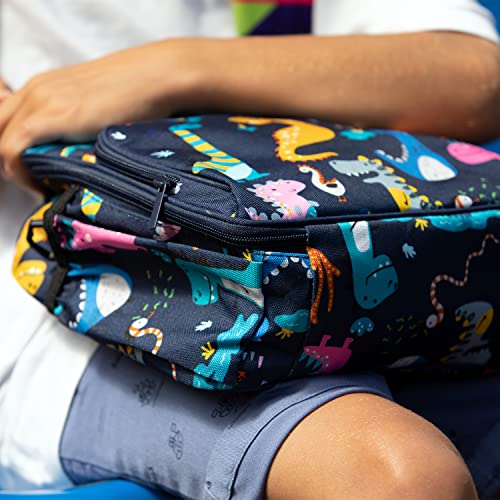 Mesa Lunch Bag for Kids - Kids Lunchbox for School, Daycare, Kindergarten - Insulated Lunch Box for Girls & Boys (Dinosaur)
