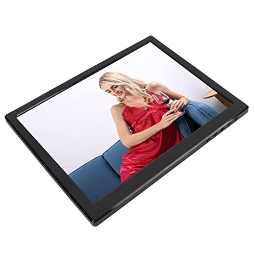 Portable Color Screen, 100‑240V Multifunctional Clear Picture LED TFT Monitor 12.1 in. Easy, Portable Installation with Remote Control for DVRs (US Plug)