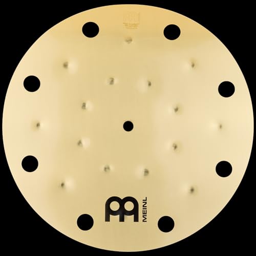 Meinl Cymbals 3-Piece Smack Stack Cymbal Pack with Holes 10", 12", 14" β HCS Traditional Finish Brass for Drum Set β Made in Germany, 2-Year Warranty (HCS024SM)