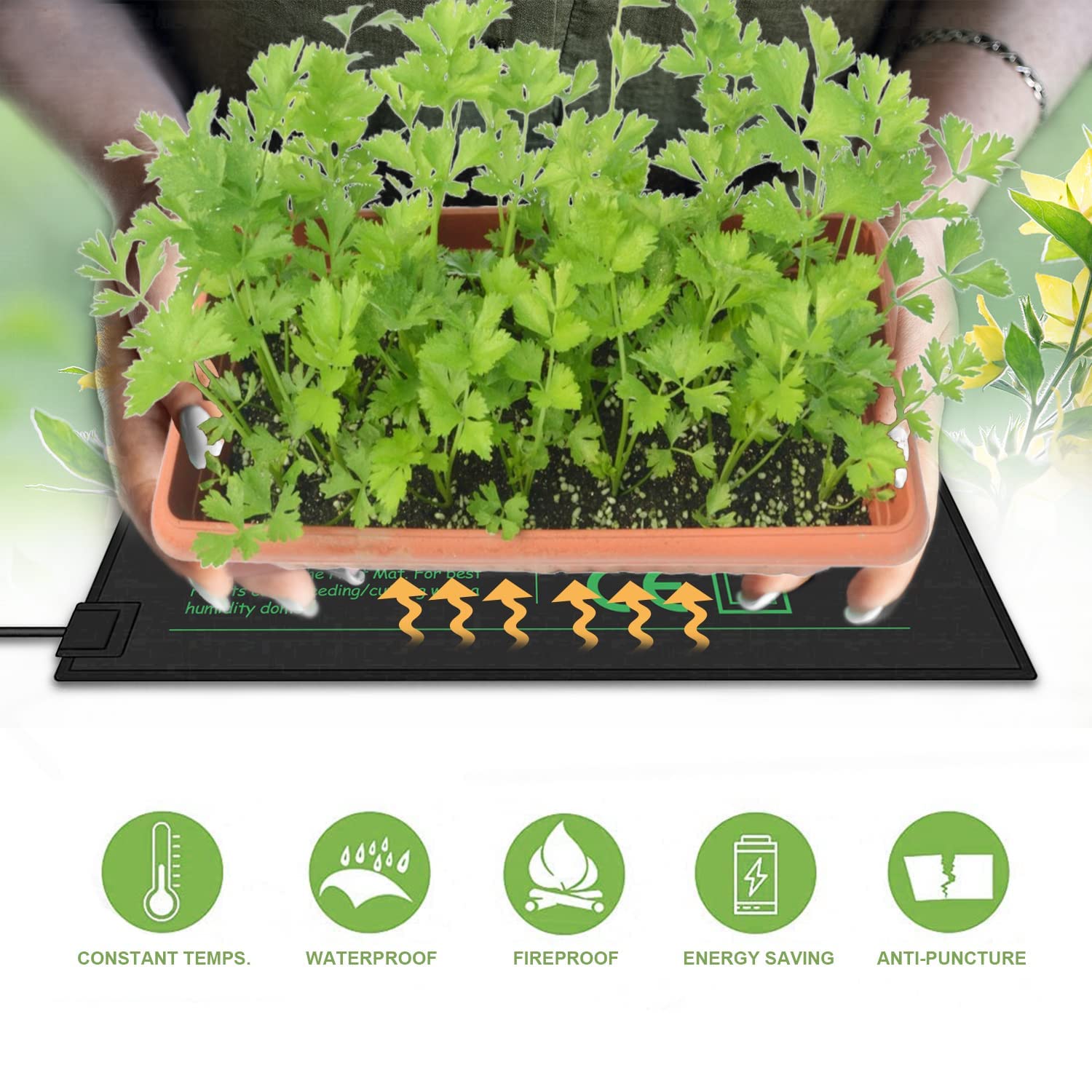 HYDGOOHO Seedling Heat Mat (10x20.75x2)