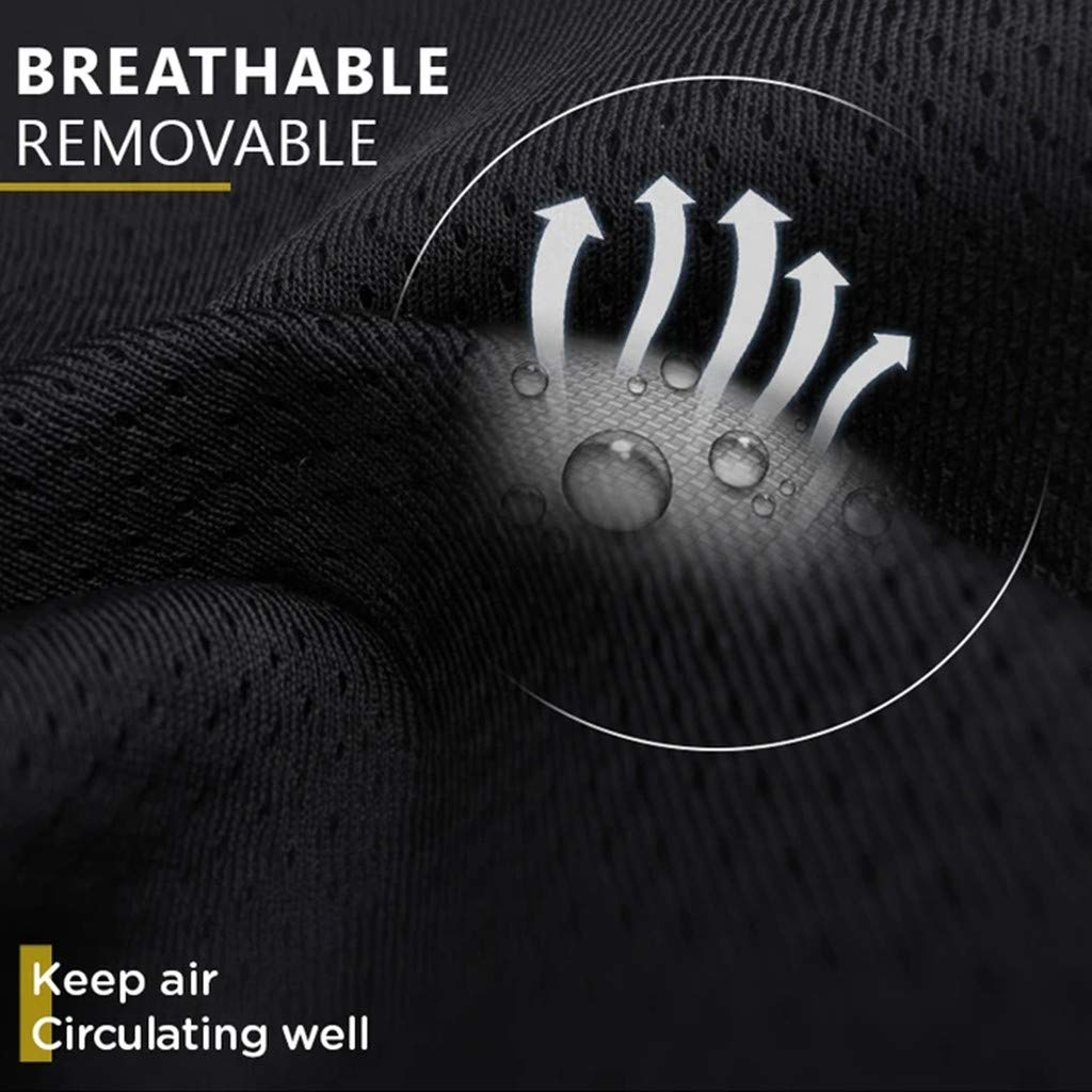 kjhgk Car Seat Pillow Neck Rest Cushion Comfortable Soft Car Seat Headrest (Black)