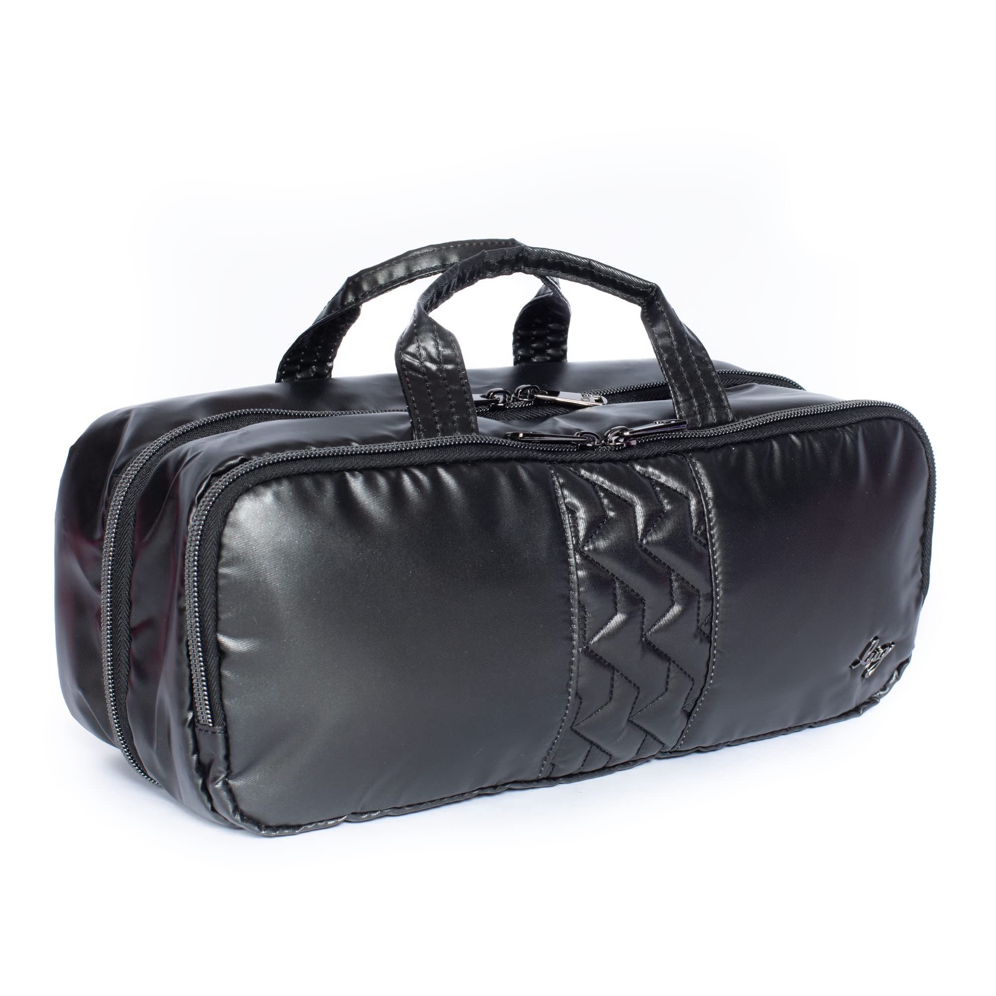 Lug Flatbed Slim, Metallic Black