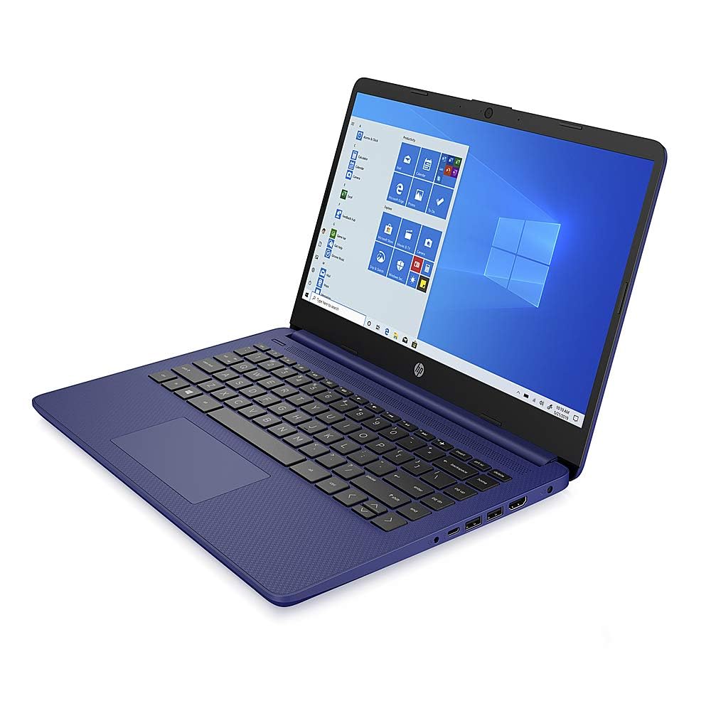 HP 14" HD Laptop Light-Weight, 16GB RAM, 1TB SSD + 64GB eMMC, AMD Dual Core 3000 Series Processor, WiFi, Bluetooth, USB A&C, HDMI, Webcam, Win10, Blue 1 Year Microsoft Office 365 + Mousepad