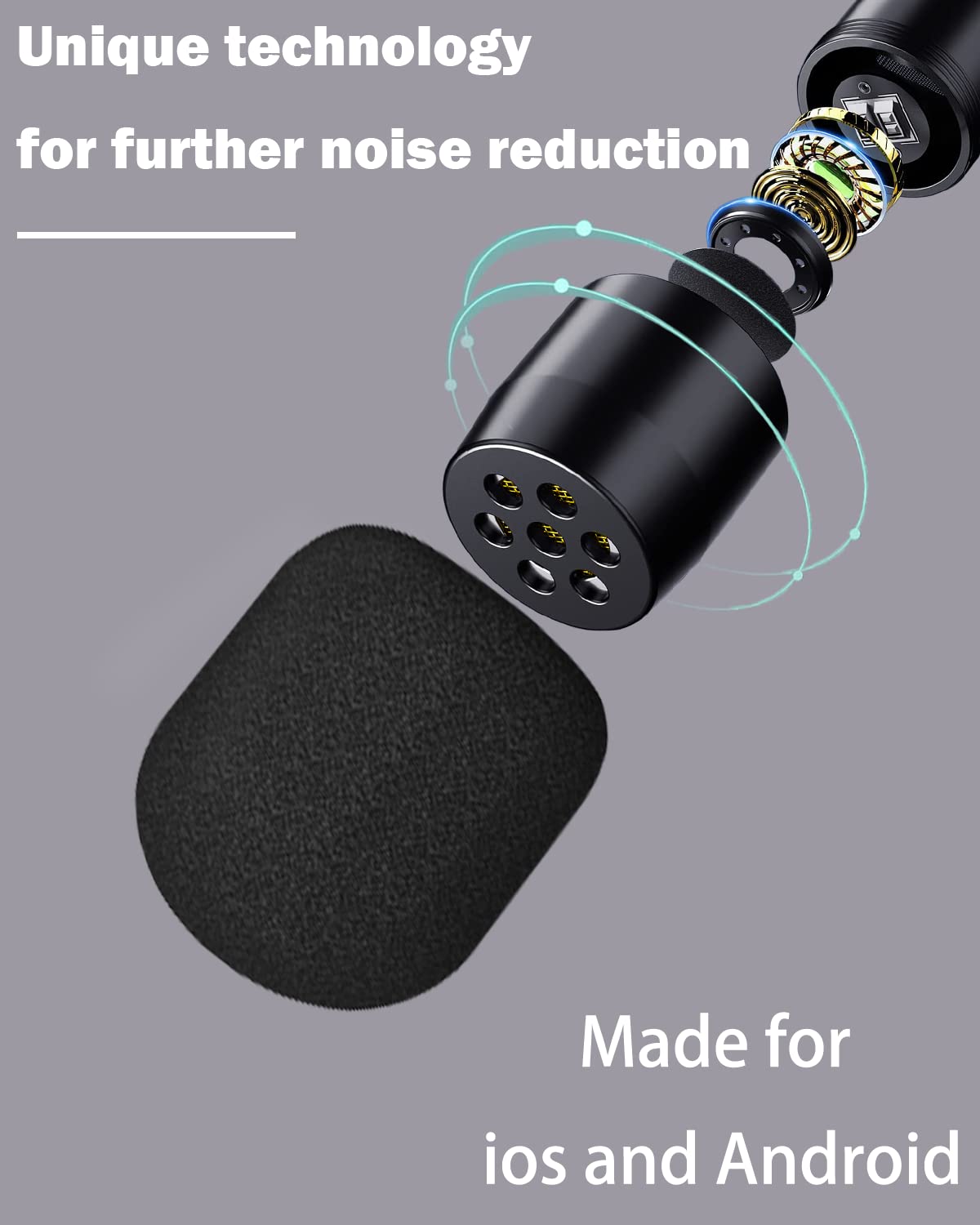 KDMLR Wireless Lavalier Microphone for iPhone Android PC Plug-Play Wireless Mic for Recording, Live Stream, YouTube,Facebook,TikTok,Clip-on Lapel Mini Mic with Noise Reduction and Auto Syncc.…