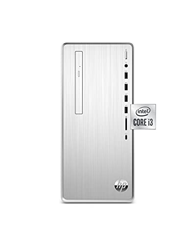 HP Pavilion Desktop, 10th Gen Intel Core i3-10100 Processor, 8 GB RAM, 512 GB SSD, Windows 11 (TP01-1030, Silver)
