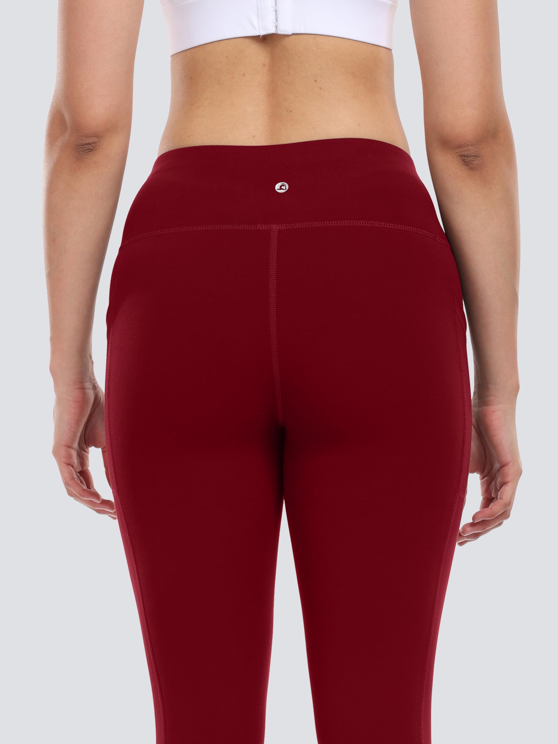LegEnd Women's Buttery Soft Spandex Leggings High Waist Squat Proof 27" Yoga Pants with Pockets Black