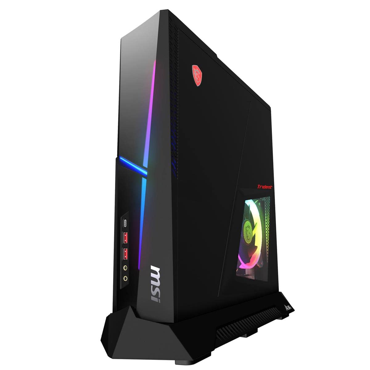 MSI Trident X (SFF) Gaming Desktop, Intel Core i7-12700KF, GeForce RTX 3080 Ti, 16GB Memory (Dual-CHL), 1TB SSD, WiFi 6E, USB Type-C, VR-Ready, Windows 11 Home (12VTF-249US)