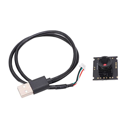 Oumefar USB2.0 Webcam Module, Photosensitive Chip 42 Degree Field of View Multifunctional QR Code Scanning 1MP 3.0mm Camera Module with USB Cable for Computer Camcorder