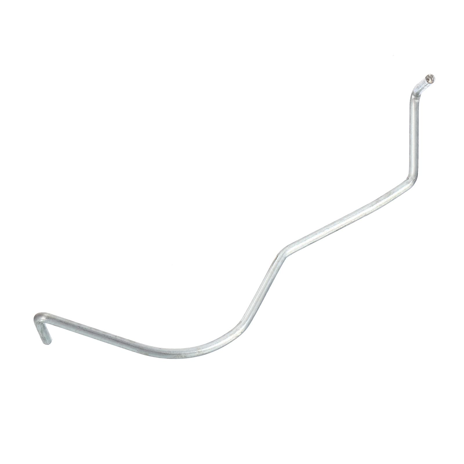 PATIKIL 3.3x0.9 Cage Door Hook, 10Pcs Stainless Steel Durable Singe Wire Water Pipe Latch Hook for Locking and Fixing Rabbit Pig Poultry Cage, Silver