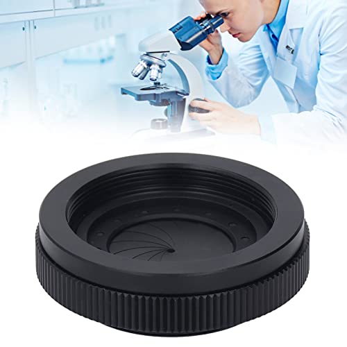 Iris Diaphragm 1.5mm‑25mm ID 55mm OD M42 to M42 Aperture Adjustable Iris Aperture Diaphragm for Optical System Camera Microscope