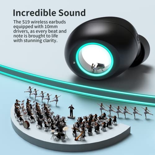 PSIER Bluetooth Earbuds Wireless Headphone