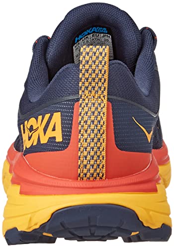 Hoka Men's Challenger 6 All Terrain Running Shoes Sneakers (Outer Space - Radiant Yellow, us_footwear_size_system, adult, men, numeric, wide, numeric_11)