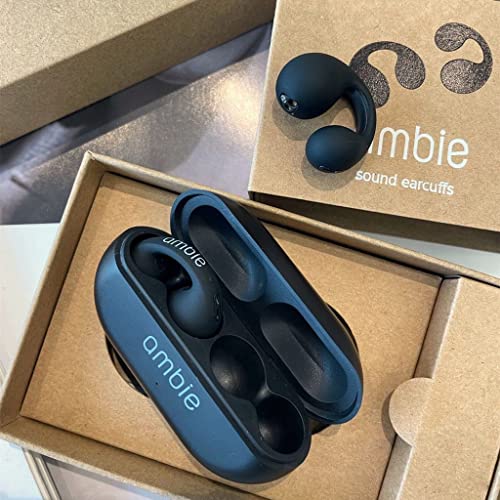 True Wireless Earbuds AM-TW01 AMBIE, Bluetooth Ear Clips (Black)