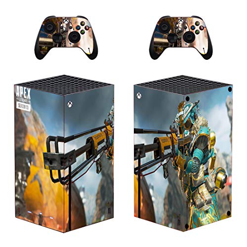 KAJAL MANI Vinyl Skin Sticker Decal Wrap for X-box-One-Series X Console Skin Set Robot Gun