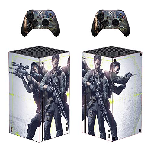 KAJAL MANI Vinyl Skin Sticker Decal Wrap for X-box-One-Series X Console Skin Set Sniper Game