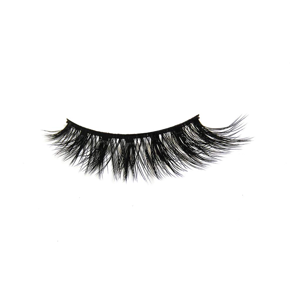 Lashes Natural Look Fake Eyelashes - Bepholan False Eyelashes 3D Super Fluffy False Lashes Black Band Wispy Lashes 5-Pack Faux Mink Lashes,XMZ116