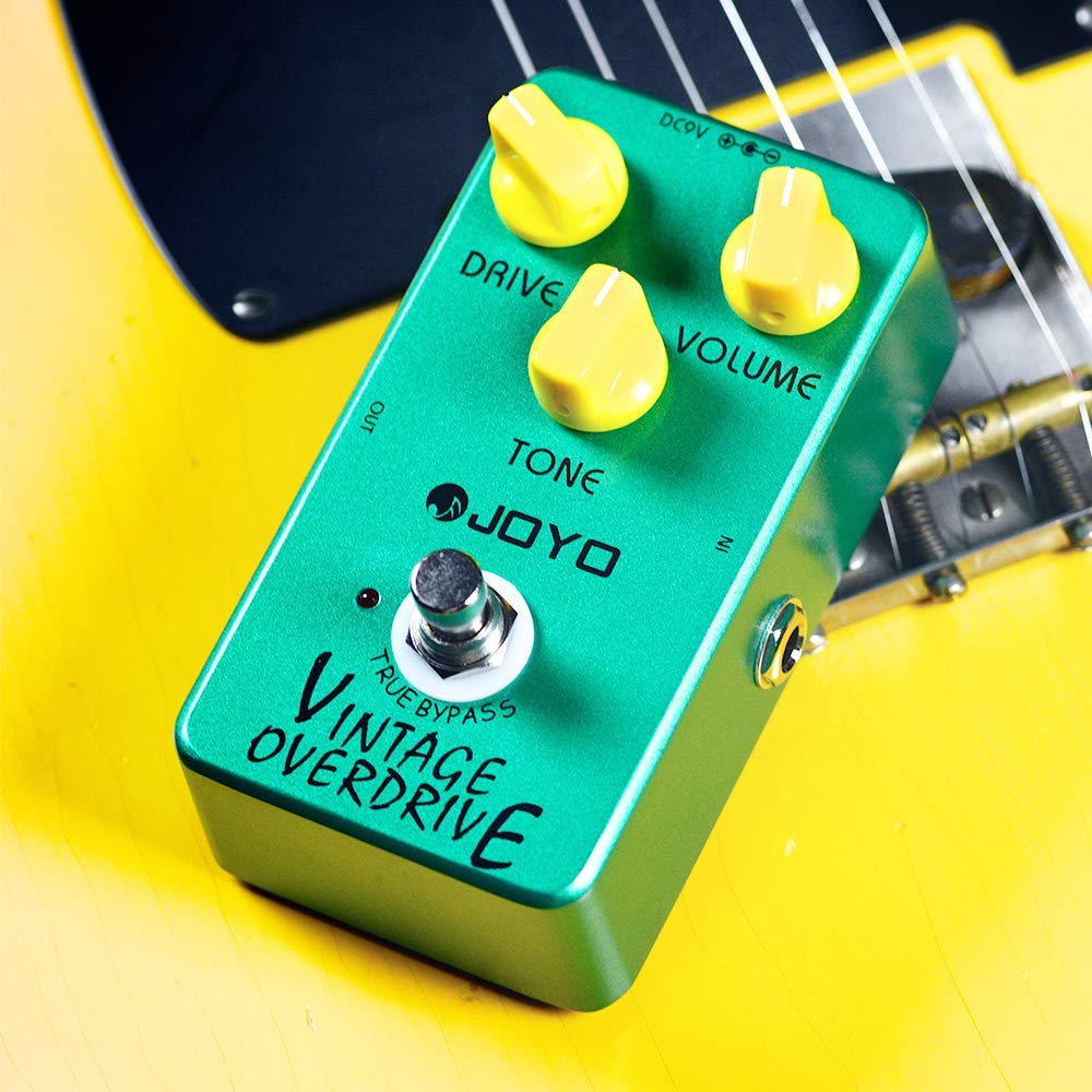 JOYO JF-01 Vintage Overdrive and JF-03 Crunch Distortion Effect Pedals for Electric Guitar Most Frequently Combination Budget Pedals in Bundle