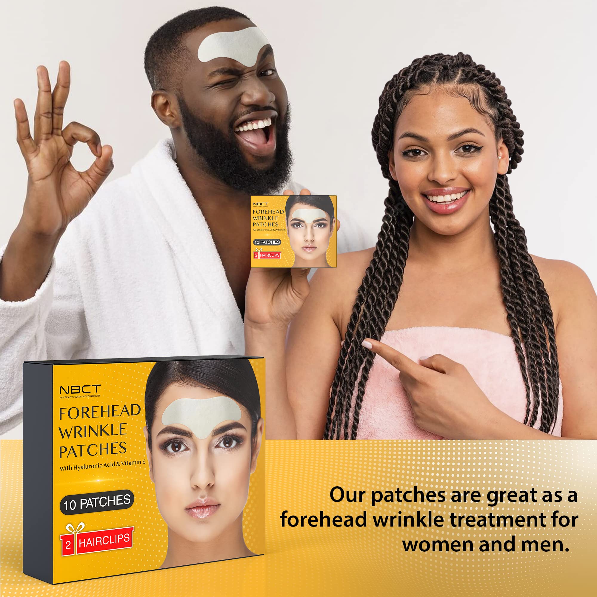 NBCT New Formula 2023! Smile Line Wrinkle Patches with Aloe Vera, Hyaluronic Acid and Vitamin E, Skin Safe & Botox Alternative