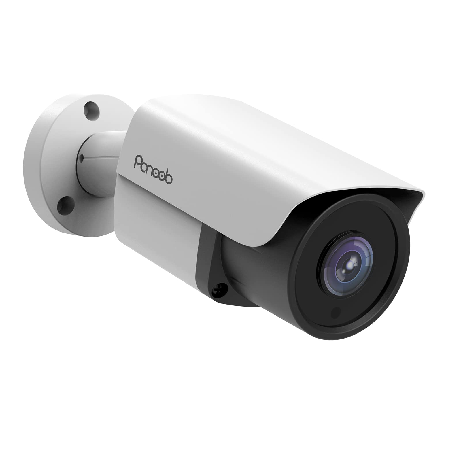 PANOOB Security Camera Outdoor/Indoor, Home UltraHD 4MP Wired Bullet Surveillance IP PoE Camera, 2.8mm Lens 110°Wide Angle, Built-in Microphone, IP67 Weatherproof, 100Ft IR Night Vision, PB37A-4M