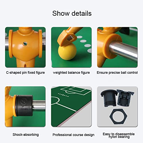 KEINXOW 47" Foosball Table, Easy Assemble Football Game Table with Non-Slip Handle, Indoor Arcade Game for Arcade, Game Room, Bar, Party, Family Night.