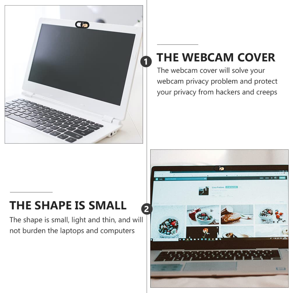 Mobestech 3Pcs Laptop Camera Cover Cartoon Pug Pattern Slide Laptop Webcam Cover Slide Web Cam Privacy Cover Camera Blocker Sticker for Laptop, PC, Cell Phone, and More Accessories