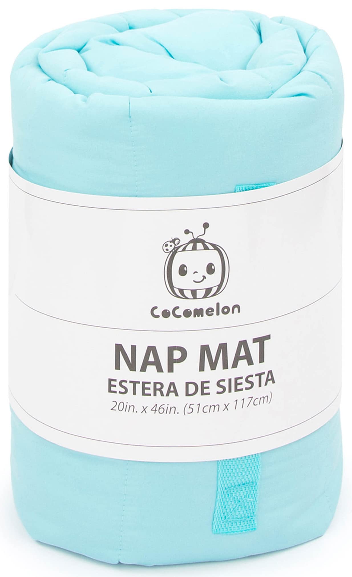 Jay Franco CoComelon Ready for Bed Nap Mat – Built-in Pillow and Blanket Features J.J. - Super Soft Microfiber Kids'/Toddler/Children's Bedding, Ages 3-7