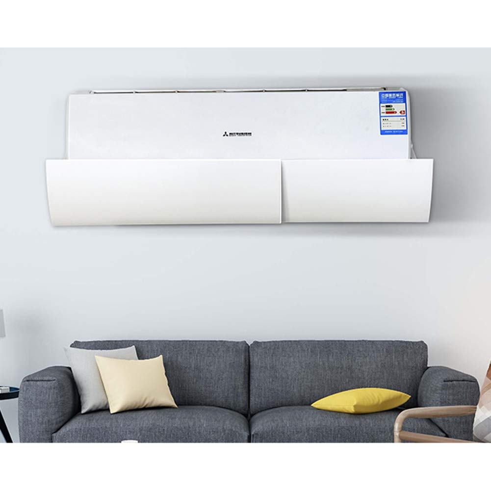 LIZHOUMIL Air Conditioning Universal Wind Deflector Cover Snap Installation Retractable Air Conditioner Air Deflector Anti Direct Blowing Air Conditioner Shield Wind Deflector Baffle for Baby Glossy