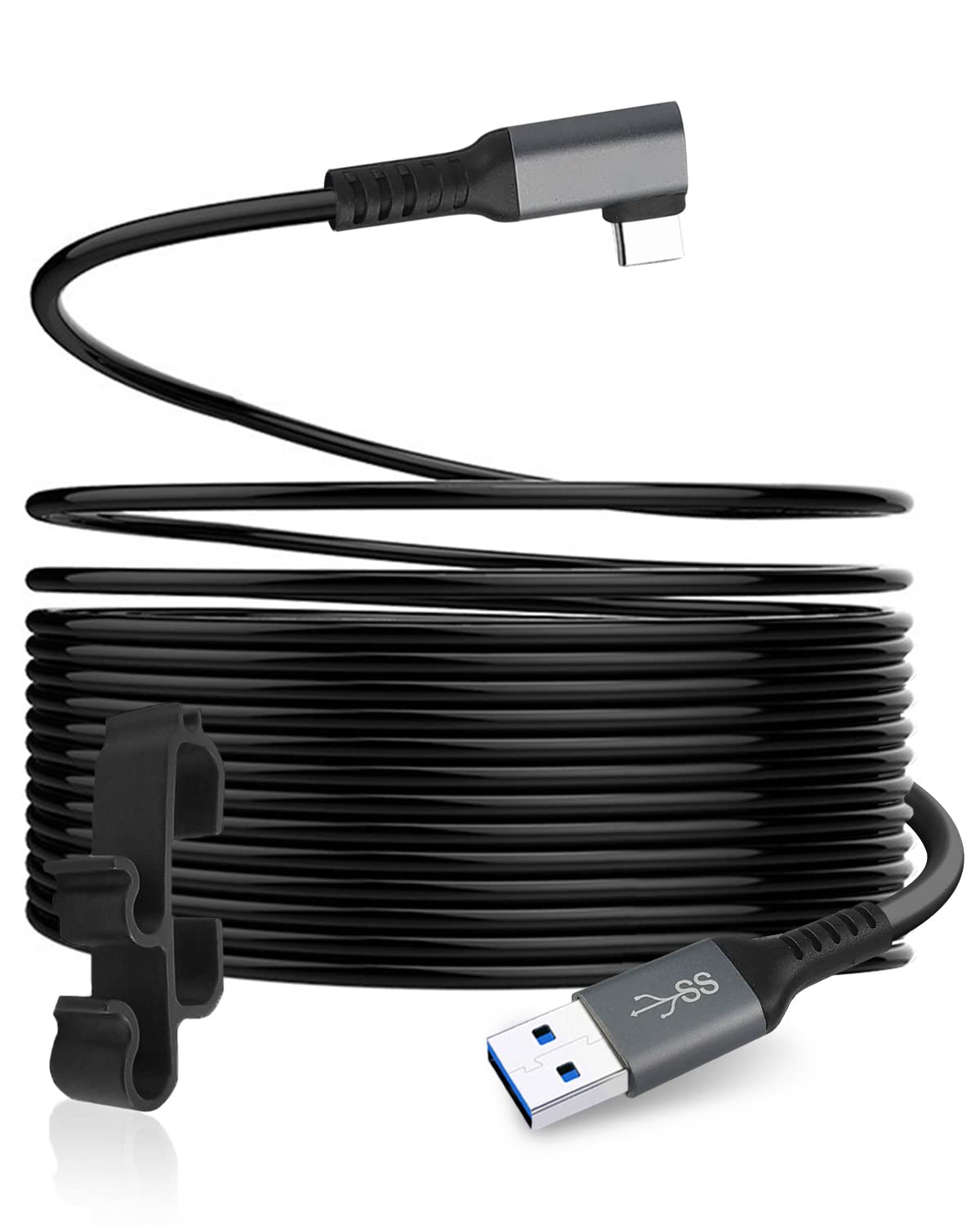 Link Cable 15FT Compatible with Oculus Quest 2/ Meta Quest 2/ VR Headset/PC/Samsung/Huawei, 5M Quest 2 Link Cable Long USB 3.0 to USB C Cable, Virtual Reality Gaming Accessories for Oculus Quest