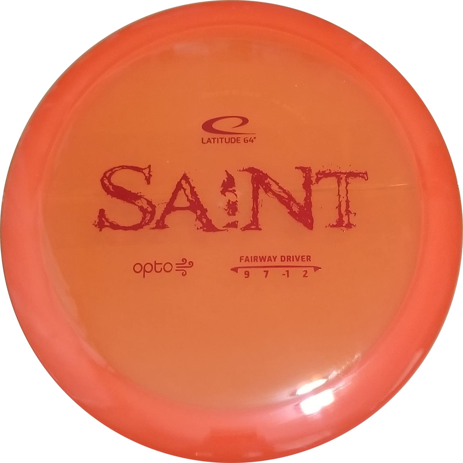 Latitude 64 Saint (Opto) Driver Golf Disc, Pick Weight/Color [Stamp & Exact Color May Vary] Pink 175-176 Grams
