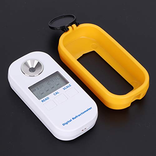 Portable Digital Honey Refractometer 0-90% Handheld Pocket Sugar Concentration Meter for Honey Testing