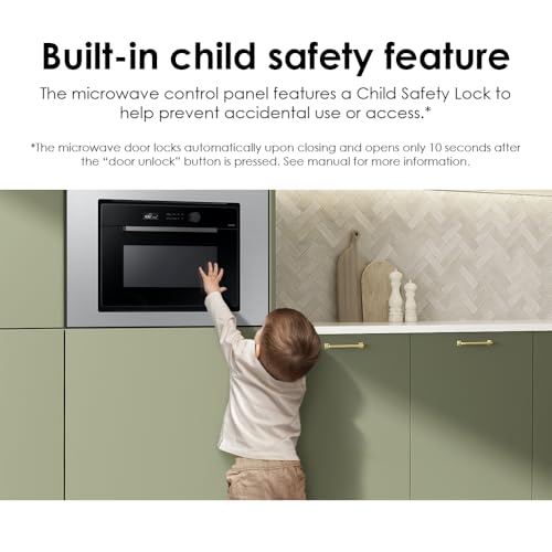 Samsung 1.2 cu. ft Convection Air Fry, Black Glass, MC12DB8700CKAA Countertop Microwave
