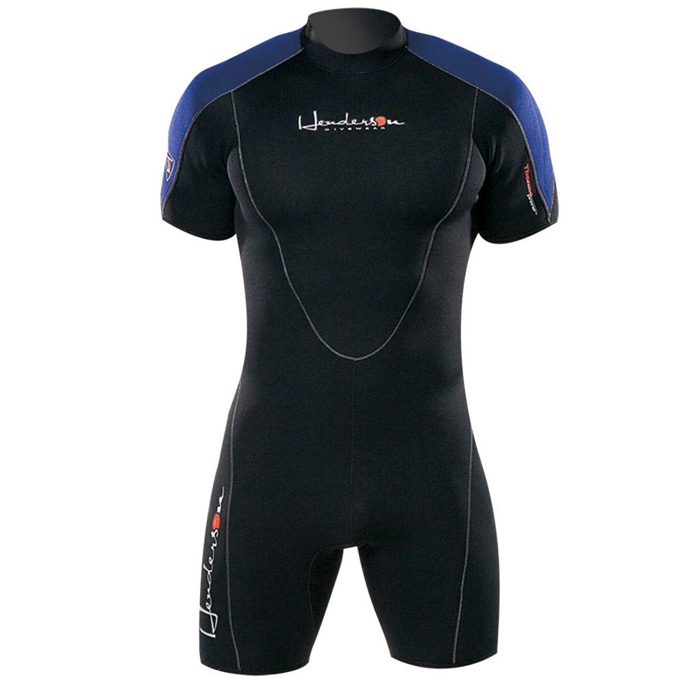Henderson Men's 3mm Thermoprene Shorty, Black / Blue, Size - 5X-Large