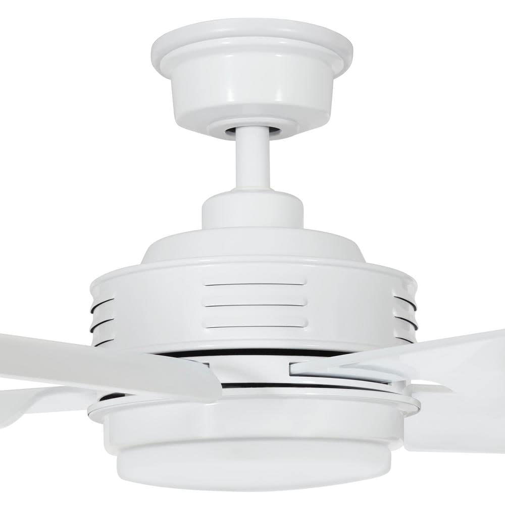 Home Decorators Collection Hansfield 56 in. LED Outdoor White Ceiling Fan with Remote Control