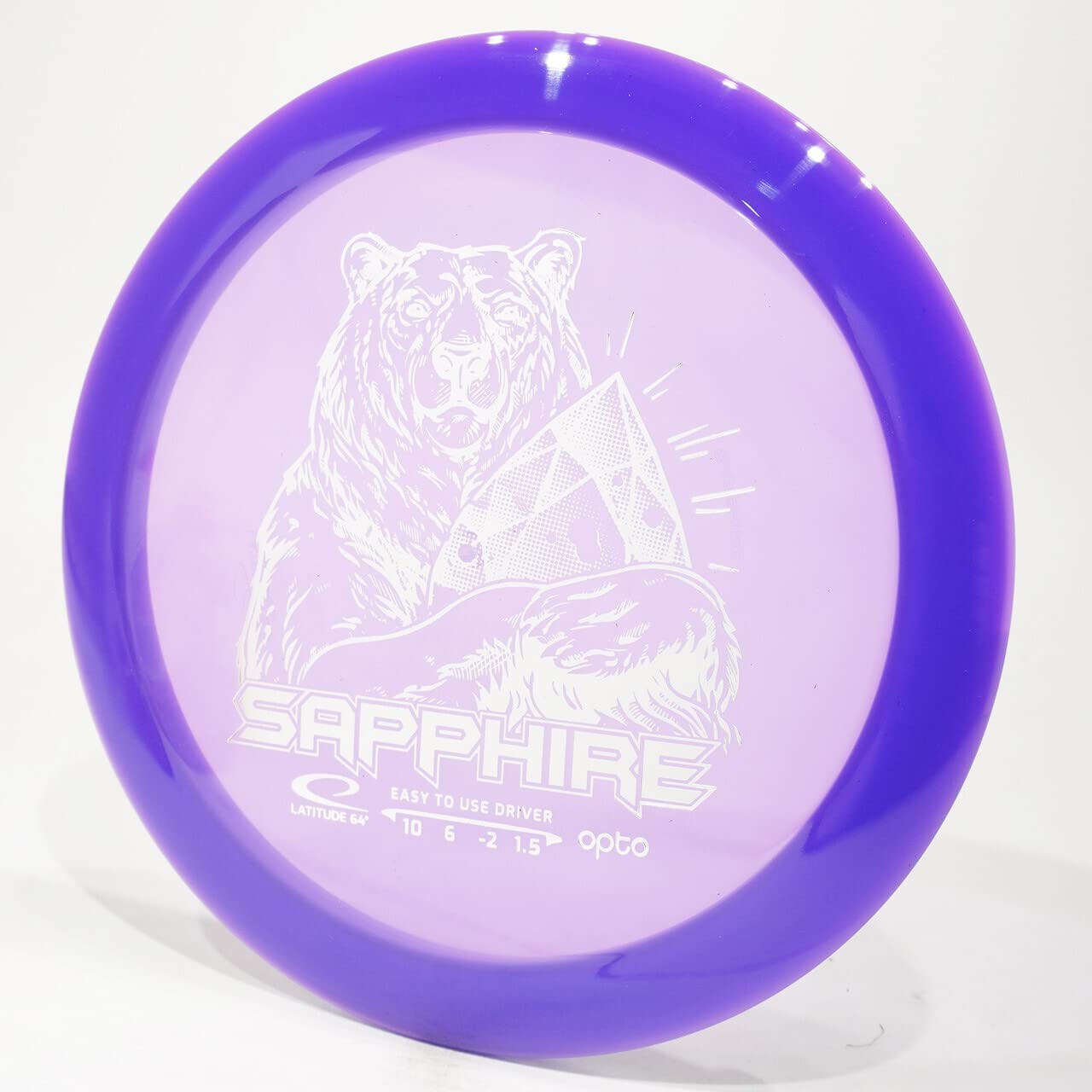 Latitude 64 Sapphire (Opto) Driver Golf Disc, Pick Weight/Color [Stamp & Exact Color May Vary] Orange 160-166 Grams