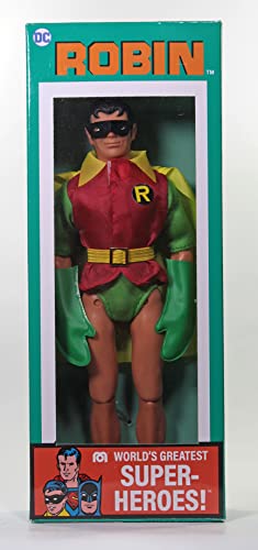 MEGO CORPORATION World's Greatest Super-Heroes 50th Anniversary Robin Action Figure, Multicolor