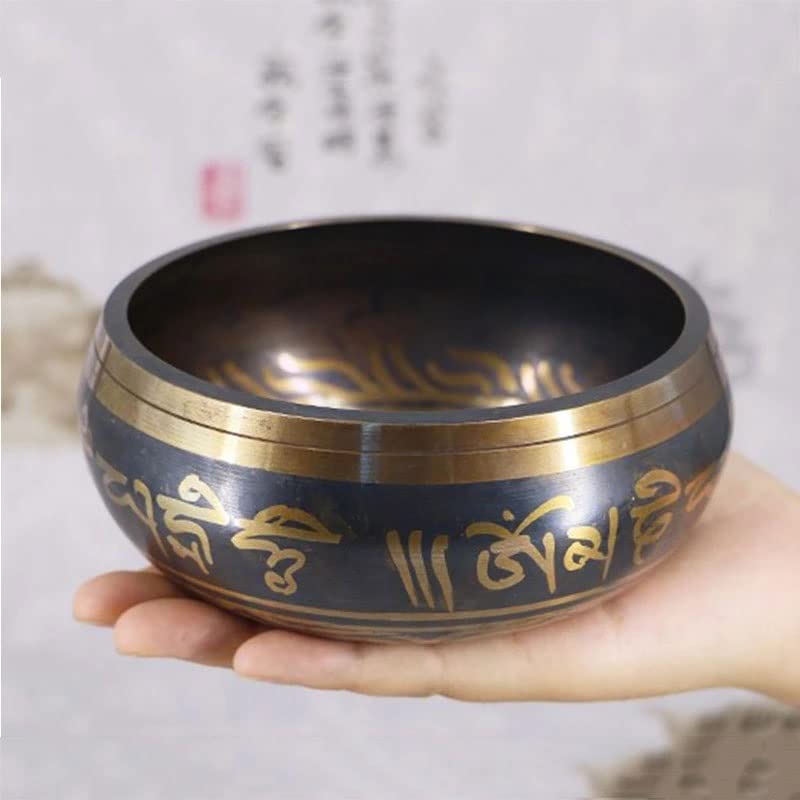 N/A Handmade Buddha Sound Bowl Yoga Meditation Singing Bowl Prayer Bowl Metal Home Ornaments