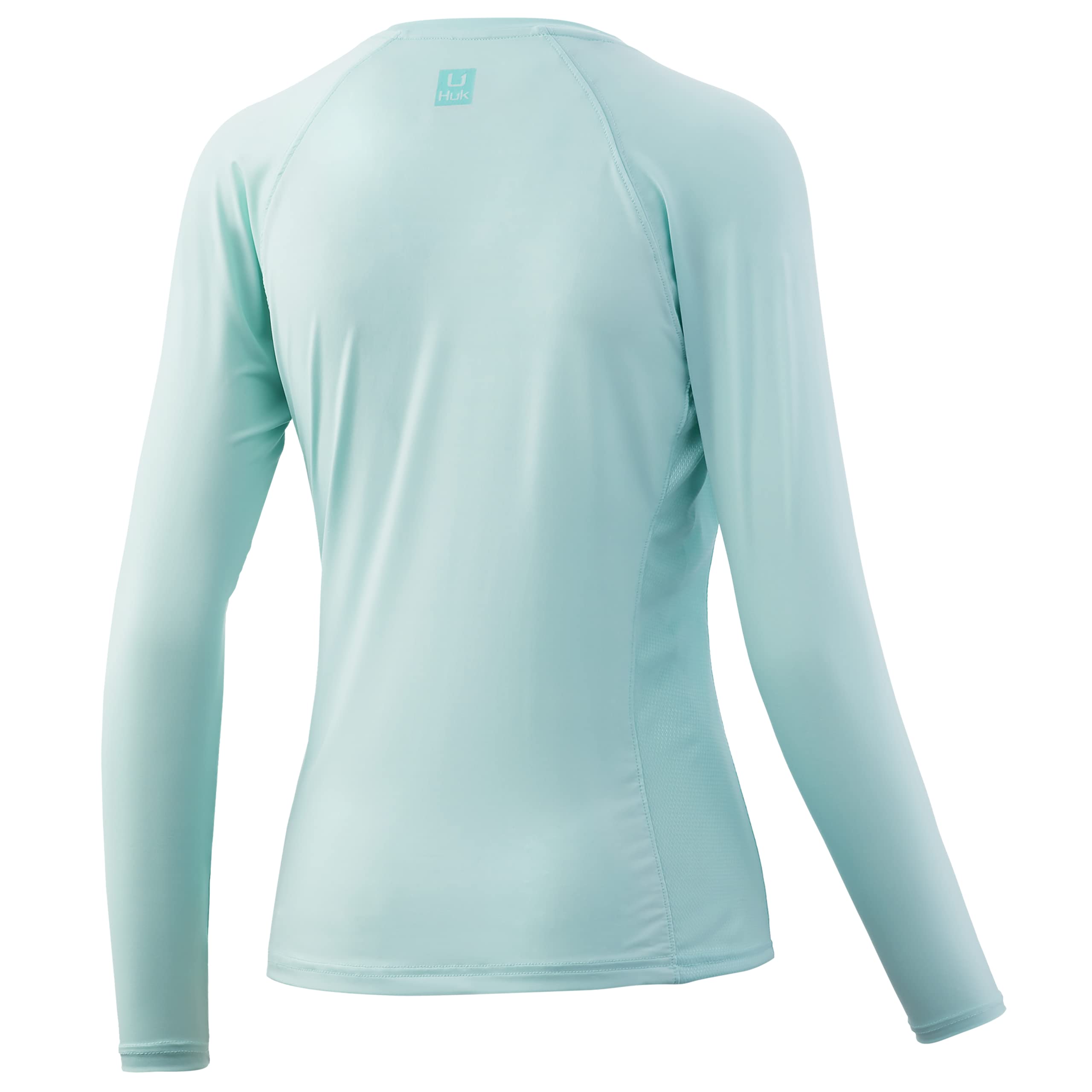 HUK Women's Pursuit Long Sleeve Performance Shirt + Sun Protection, Fishing-Seafoam, Medium
