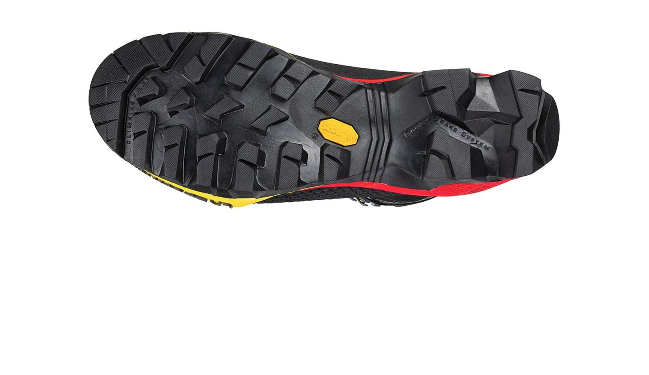 La Sportiva Aequilibrium ST GTX Mountaineering Boot - Men's Black/Yellow 43