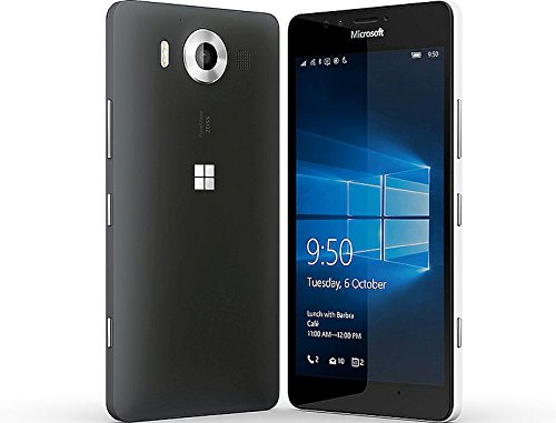 Microsoft Lumia 950 XL RM-1085 32GB Black, Single Sim, 5.7", 20MP, 3GB Ram, Unlocked International Model, No Warranty
