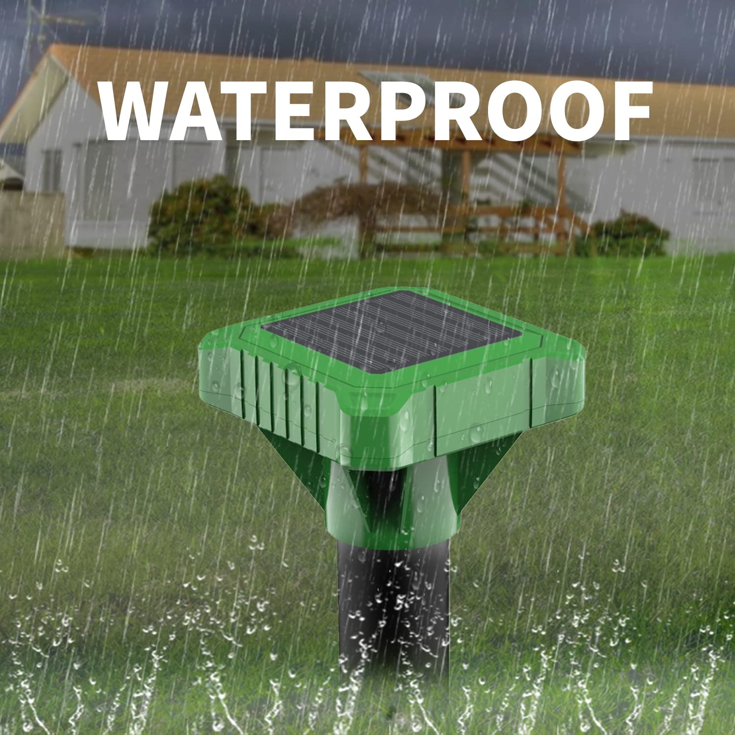 Mole Repellent for Lawns Solar Powered,8 Packs Gopher Repellent Vole Snake Repellent Ultrasonic Waterproof Get Rid of Moles in Your Yard (8)