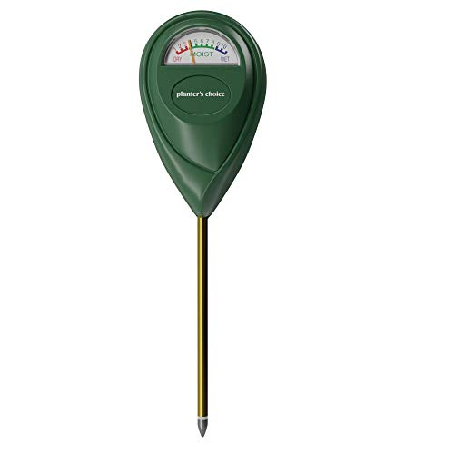 Planters' Choice Indoor Plant Moisture Meter Soil Tester - No Batteries Required : Water Sensor Hydrometer for Plants : Houseplant Care - Gardening Tools - Planting Accessories
