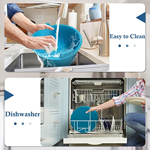Kilrygh 4QT Slow Cooker Liners, Silicone Crock Pot Liners fit Crock-Pot 4 Quart Oval Slow Cooker, Reusable Leakproof Silicone Crockpot Liner, Dishwasher Cleanable Crockpot Liner